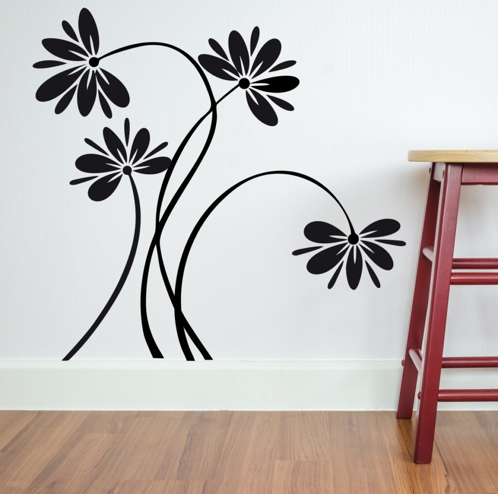 Flor Margaritas - Deko Vinilo