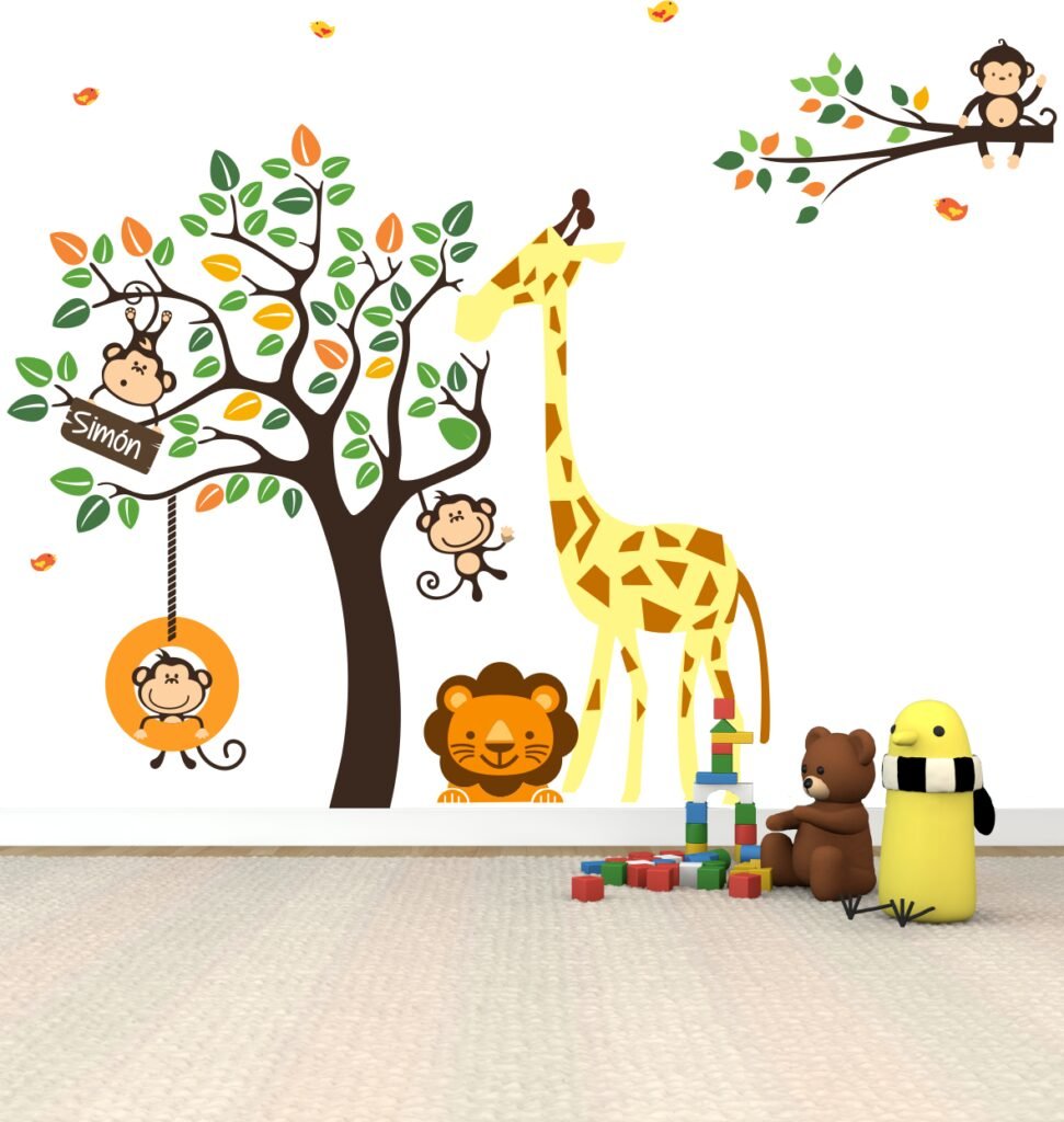 Selva feliz (nombre personalizado) - Deko Vinilo