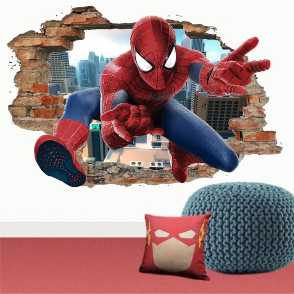 Pared rota Spiderman - Deko Vinilo
